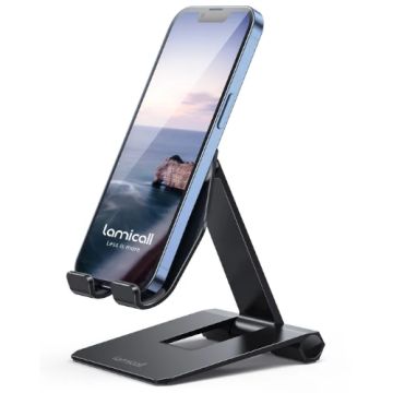 מעמד מתקפל לטלפון לשולחן עבודה LAMICALL למיקאל דגם DP01