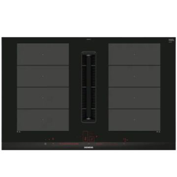 כיריים אינדוקציה עם קולט אדים 80 ס"מ מבית SIEMENS סימנס דגם EX875LX67E